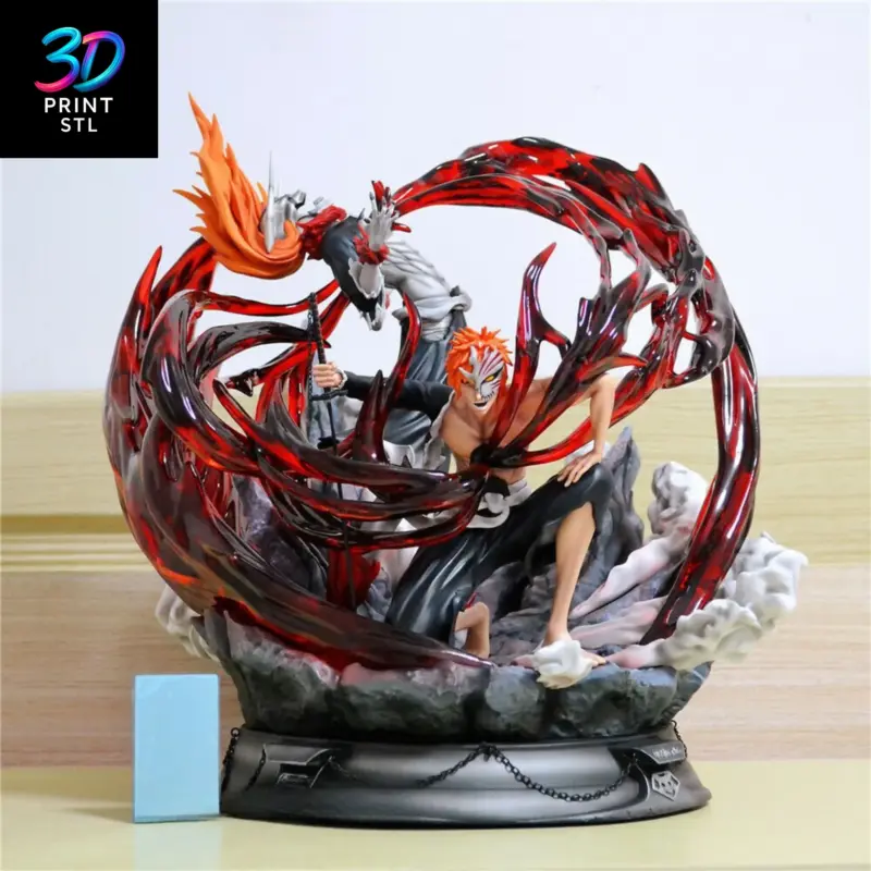 Download Ichigo Hollow Final Form Diorama Bleach | 3D Print File | STL