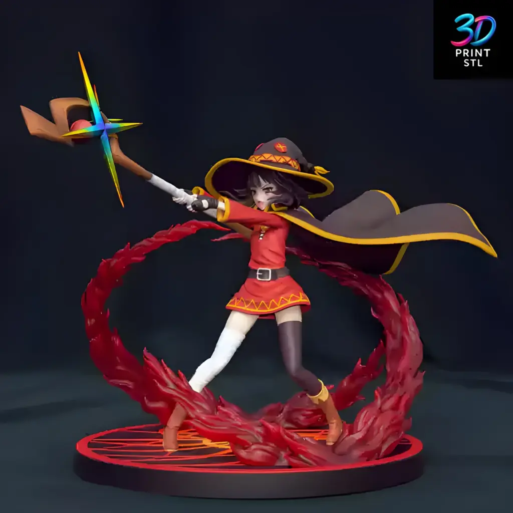 Download Megumin Konosuba | STL for 3D Printers