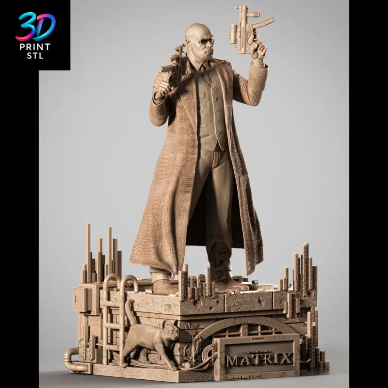 Download Morpheus The Matrix | 3D Print Model | STL